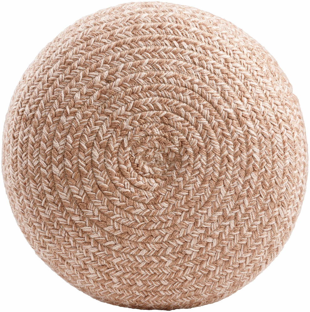 Tonanitla Natural Fiber Blush Knitted Pouf – Eastern Woven